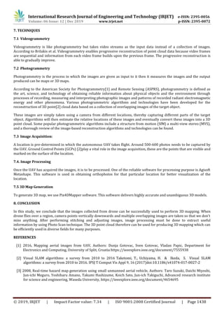 IRJET- Proposed Design for 3D Map Generation using UAV | PDF