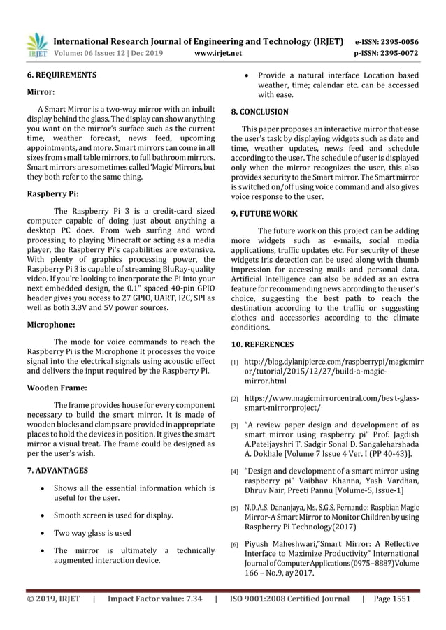 IRJET- Design of Smart Display using Raspberry Pi | PDF | Internet | Computing