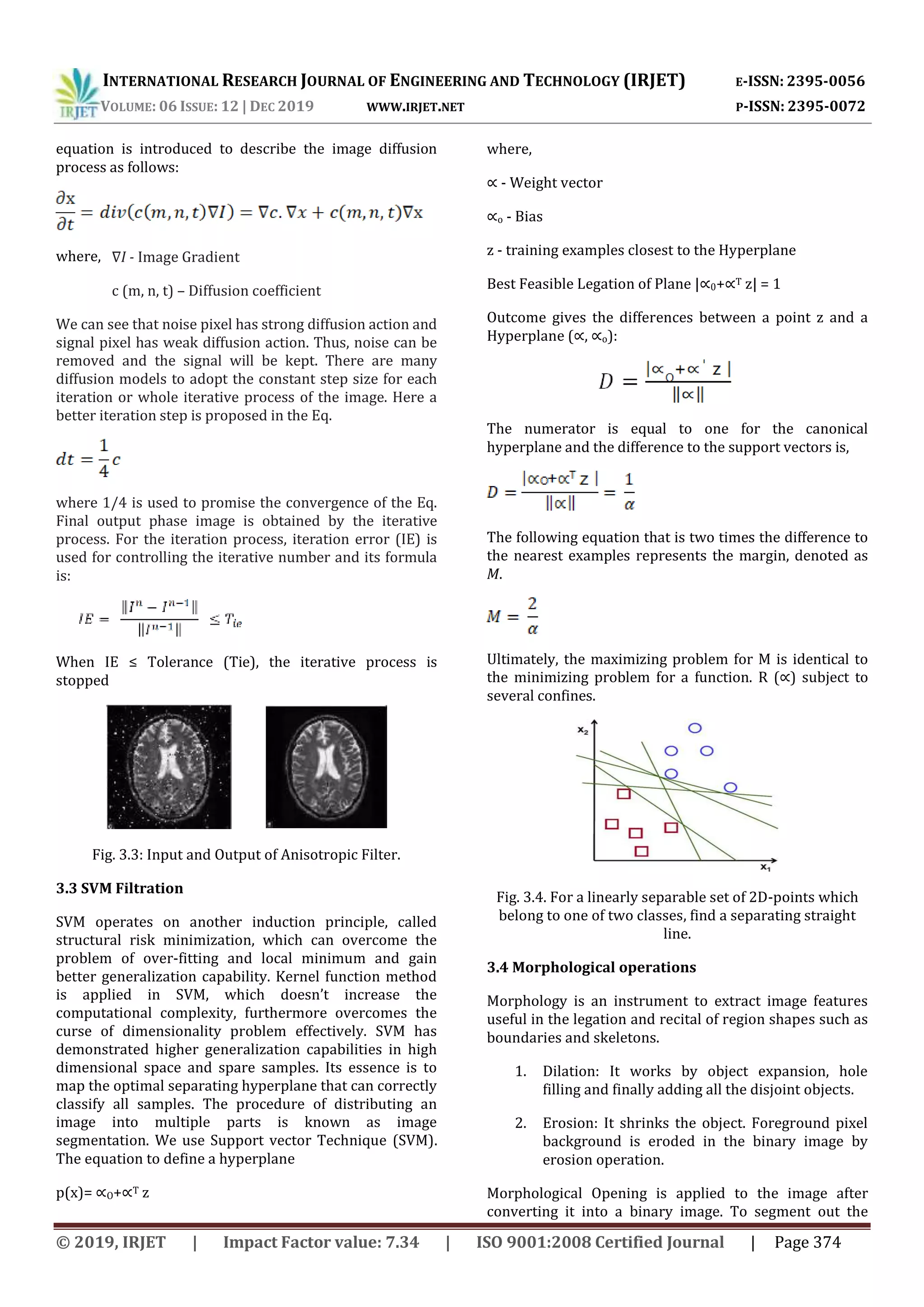 Irjet Brain Tumor Detection Using Image Processing And Matlab Application Pdf