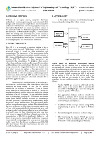 IRJET- IoT Air Pollution Monitoring System using Arduino | PDF