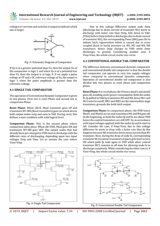 IRJET- Implementation of Low Power Flash ADC using Adiabatic Logic ...