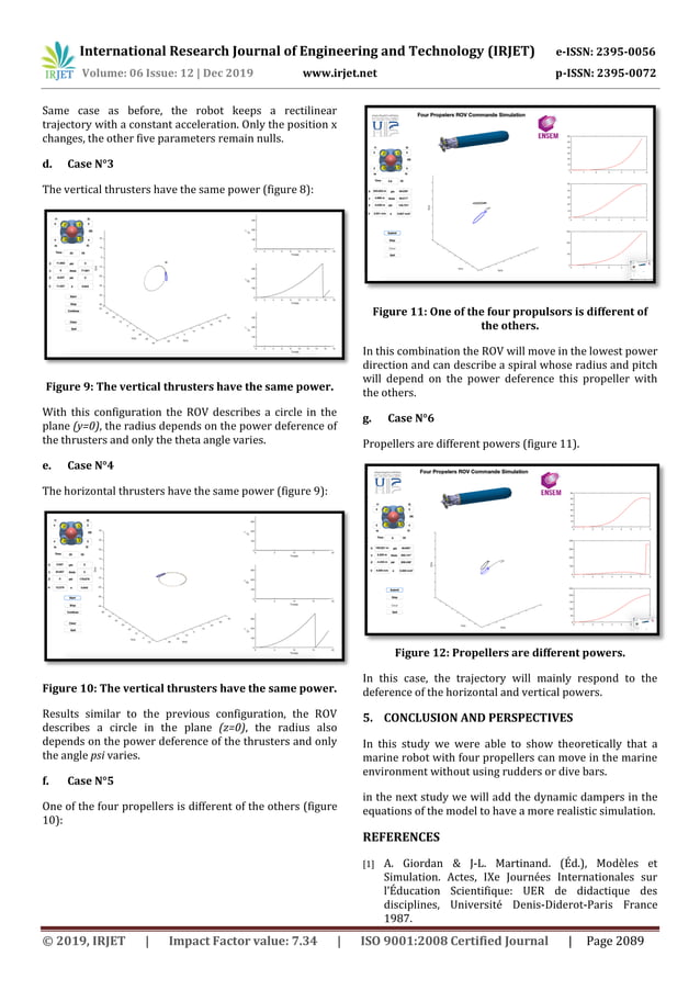 IRJET- Four Propellers Submarine Drone Modelling | PDF