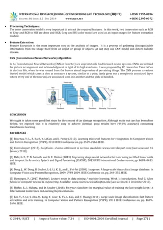 IRJET- Car Defect Detection using Machine Learning for Insurance | PDF ...