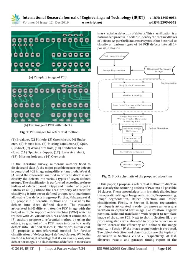 IRJET- Automatic Identification, Analysis and Investigation of Printed Circuit Boards for ...