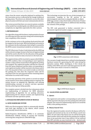IRJET- Structural Arduinomated Parking Allocation System | PDF