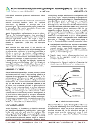 IRJET- Swarm Robotics | PDF
