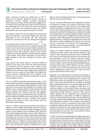 IRJET- Effects of Different Parameters on Inelastic Buckling Behavior ...