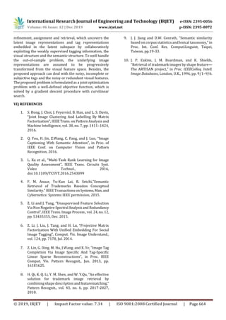 IRJET- Semantic Retrieval of Trademarks based on Text and Images Conceptual Similarity using ...