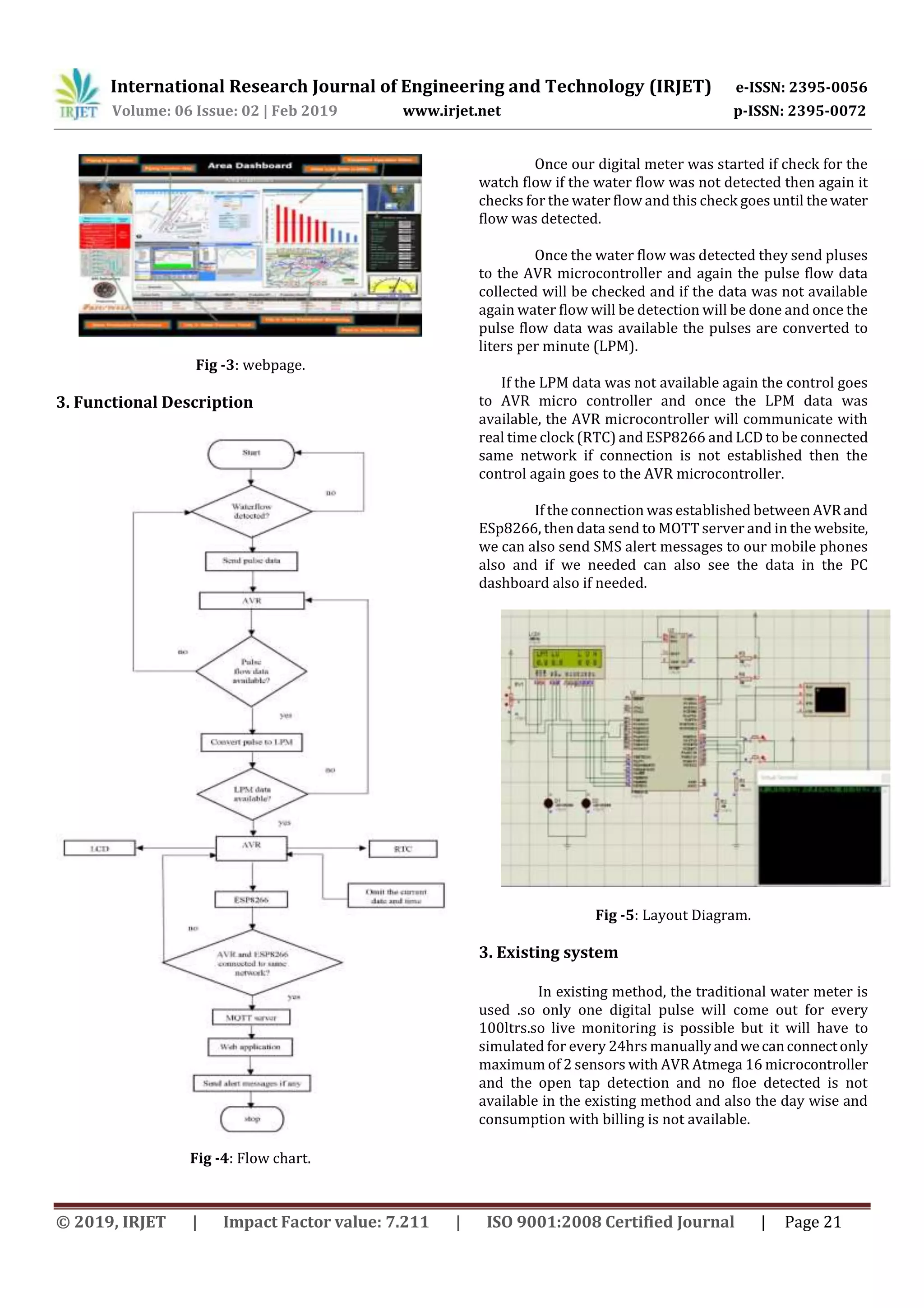 IRJET- Smart Aqua Meter with Live Usage Monitoring and Automatic Leakage Detection using IoT | PDF