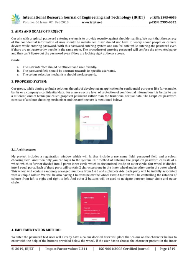 IRJET- Graphical Password to Avoid Shoulder Surfing | PDF | Surfing and ...
