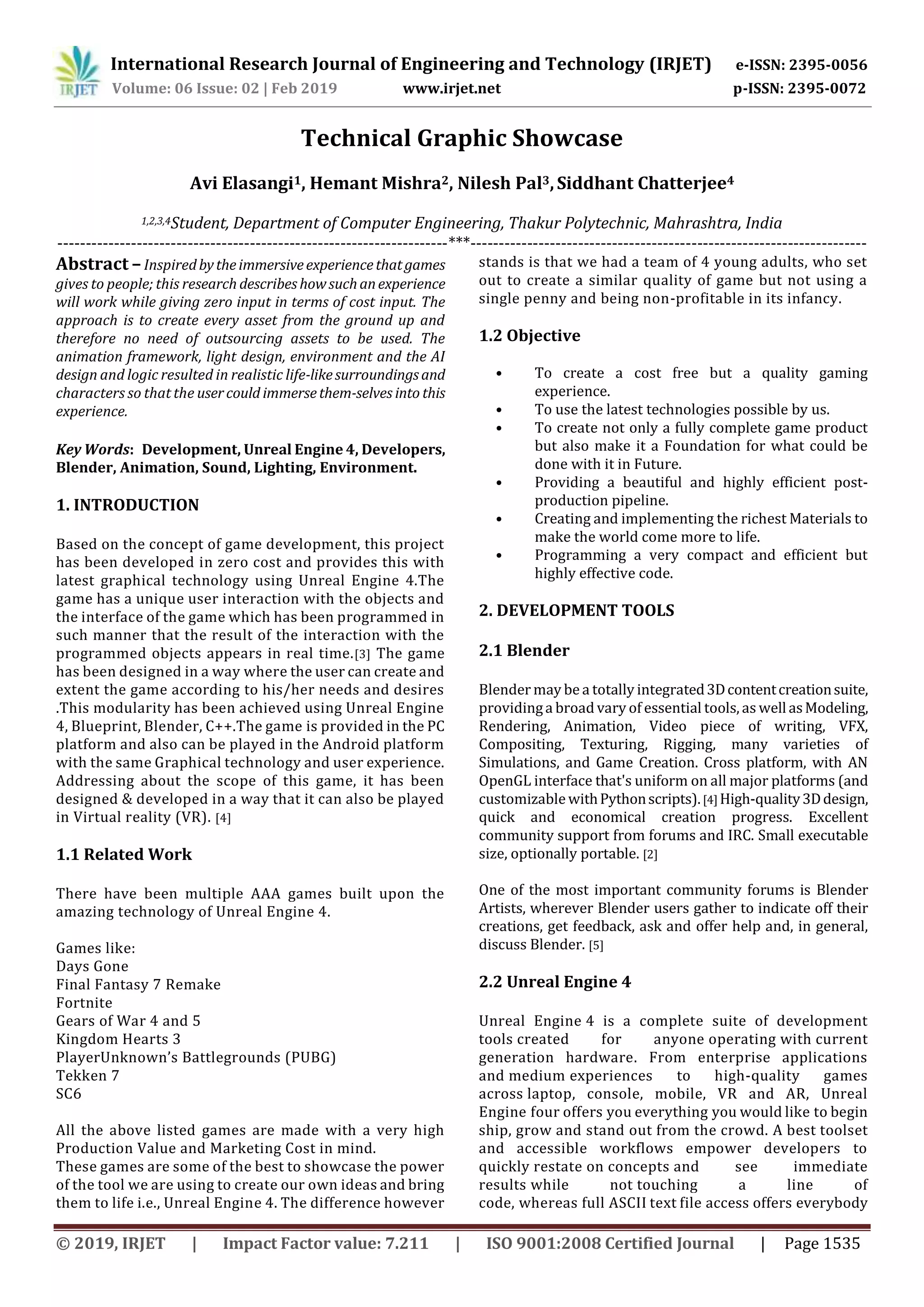 IRJET- Technical Graphic Showcase | PDF