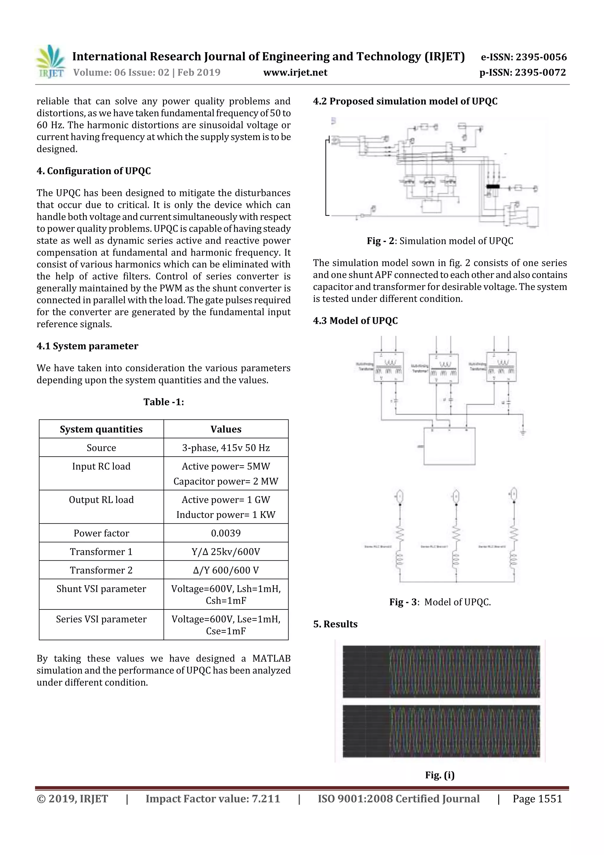 IRJET- Generalized UPQC System with an Improved Control Method under ...