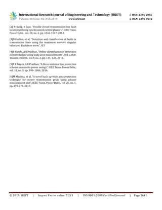 IRJET- A Unique Methodology for Transmission Line Breakage Detection ...