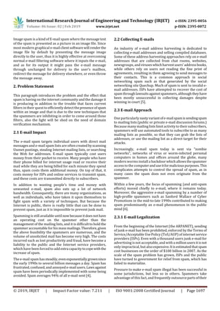 IRJET- Image Spam Detection: Problem and Existing Solution | PDF