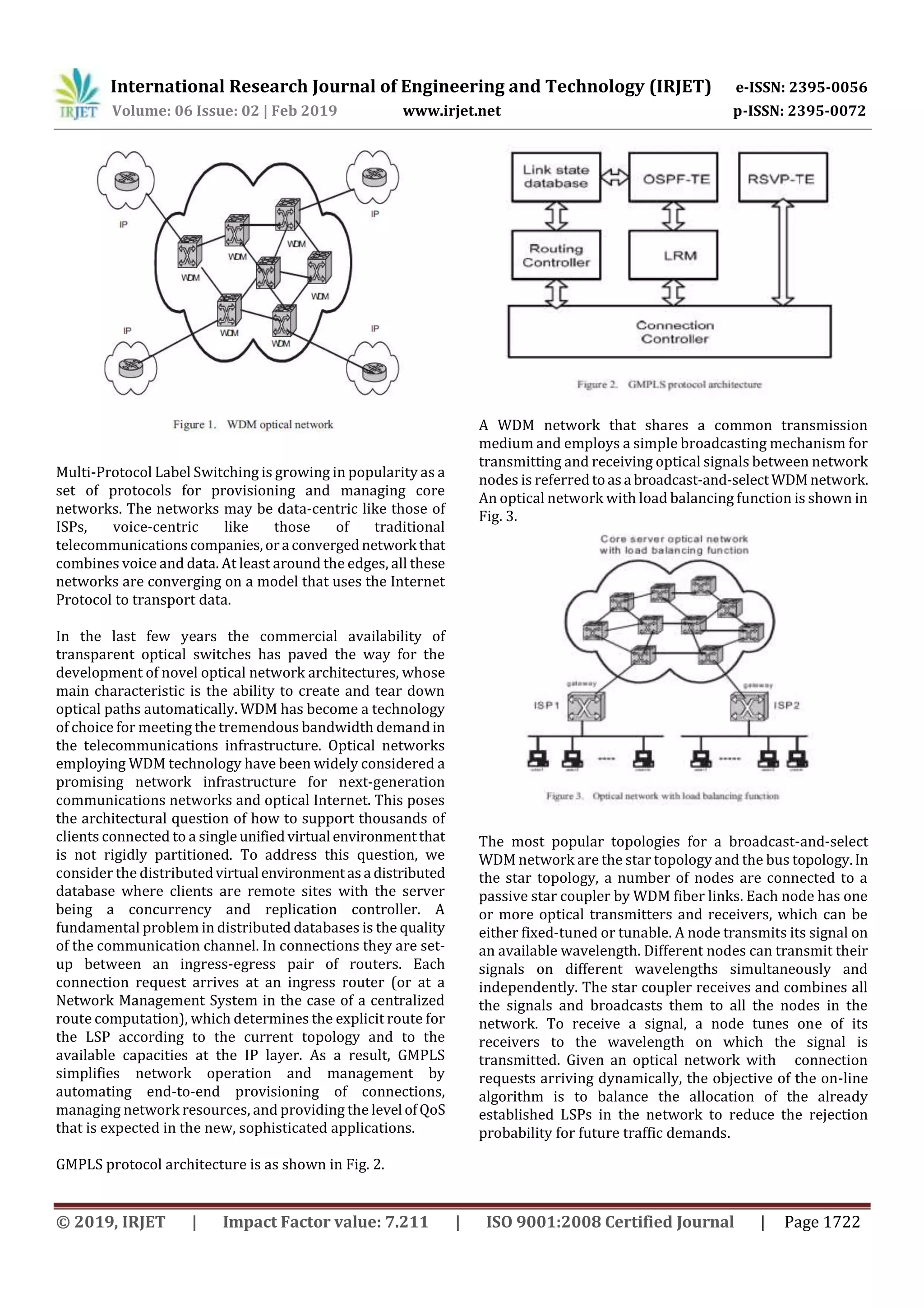 IRJET- GMPLS based Multilayer Service Network Architecture | PDF