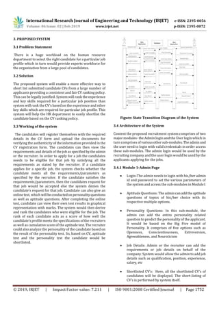 IRJET- Personality Prediction System through CV Analysis | PDF