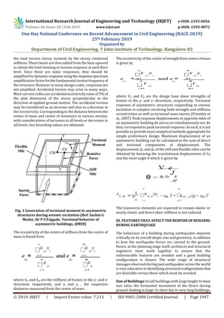 IRJET- Seismic Effects on Irregular Buildings- State of the Art | PDF