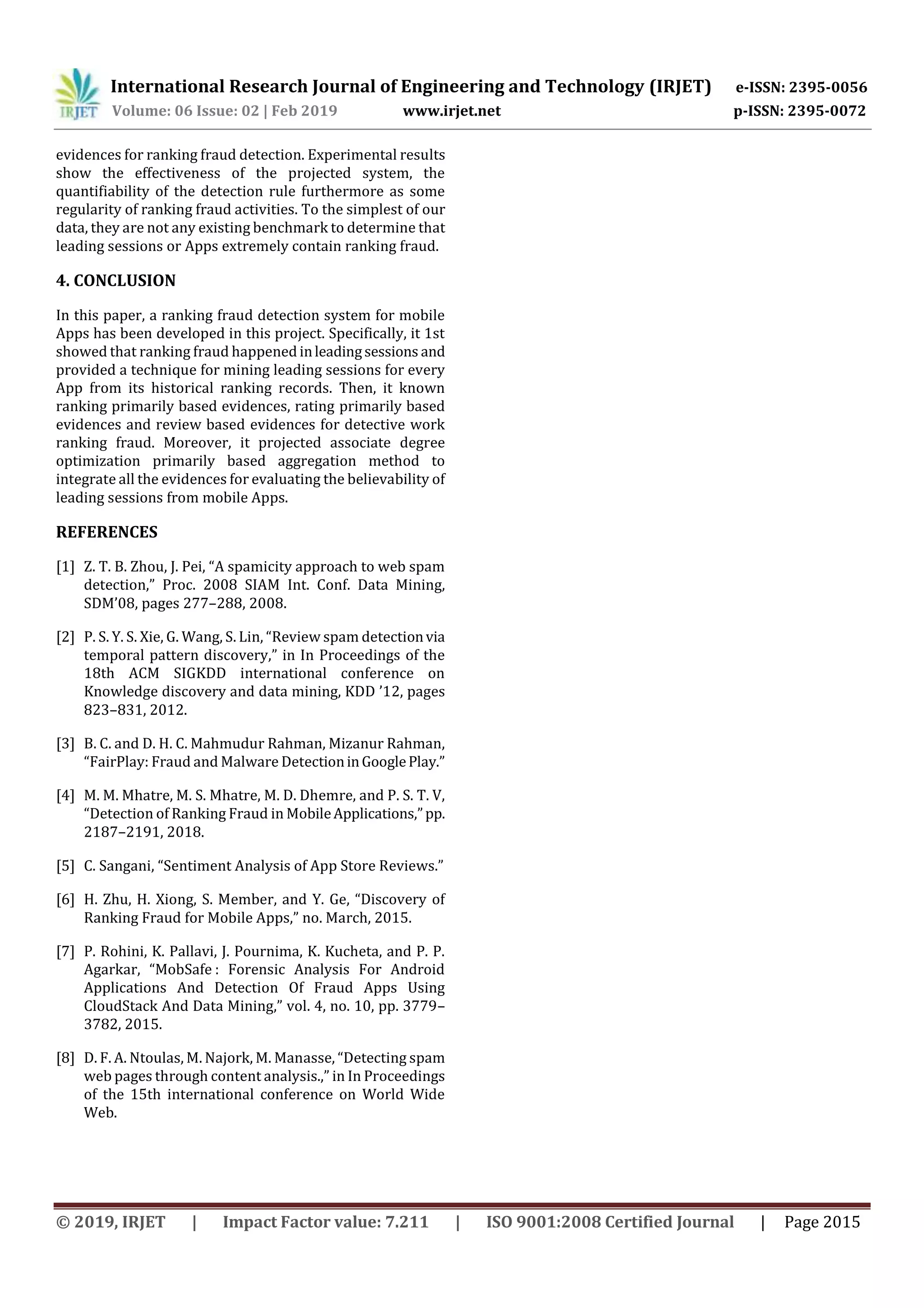 Irjet Discovery Of Fraud Apps Utilizing Sentiment Analysis Pdf