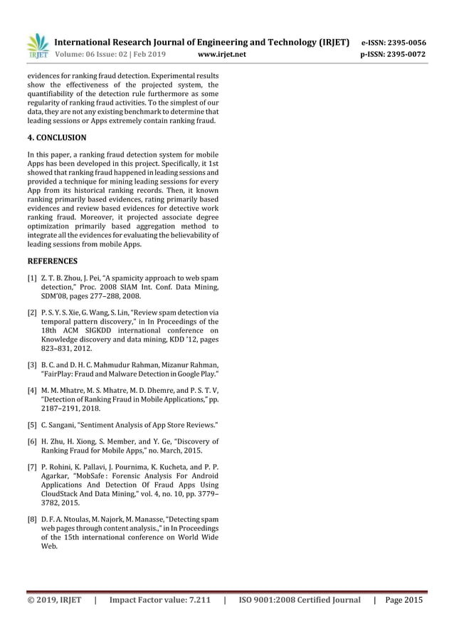 IRJET- Discovery of Fraud Apps Utilizing Sentiment Analysis | PDF