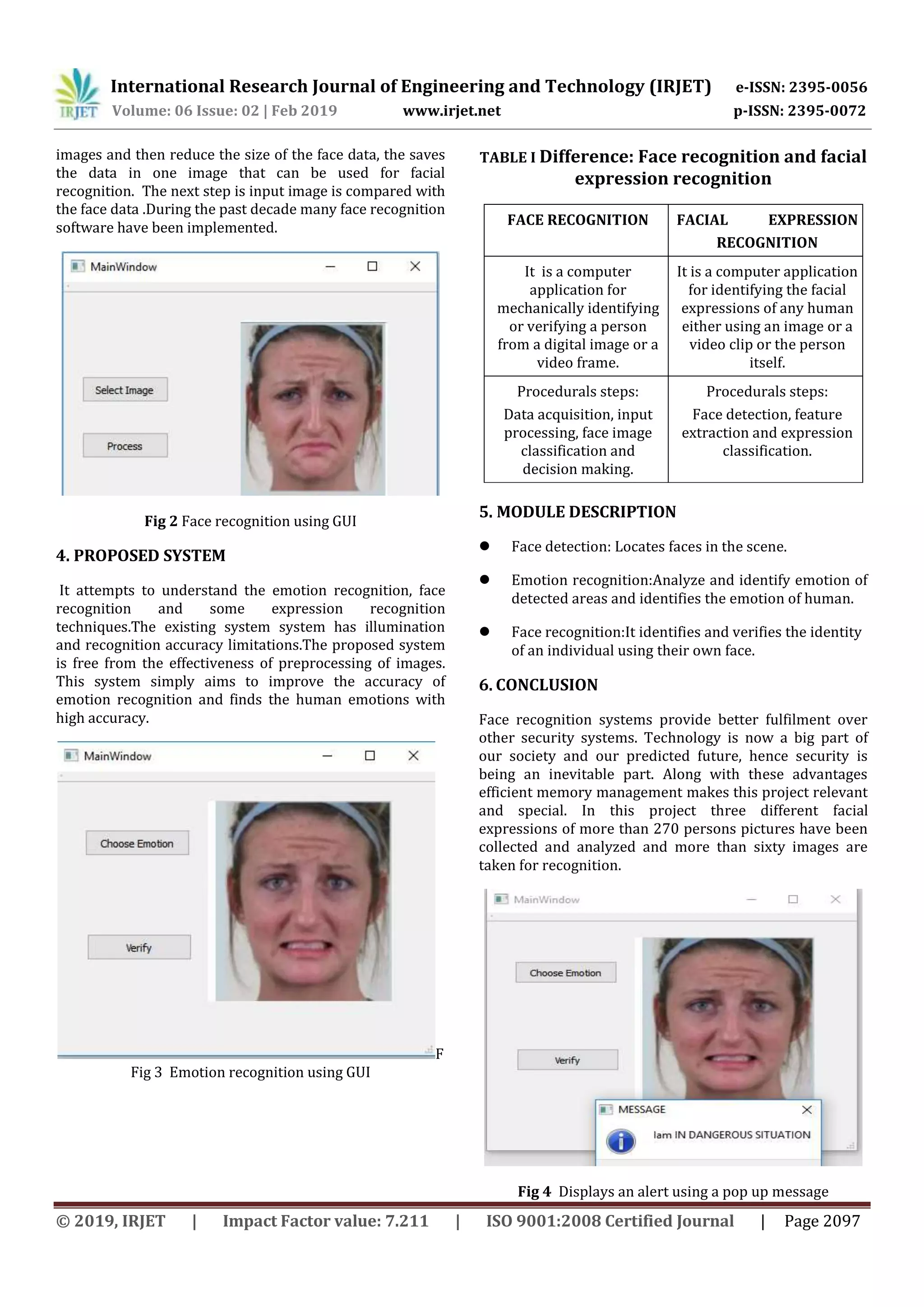 IRJET- Women Security Alert using Face Recognition | PDF