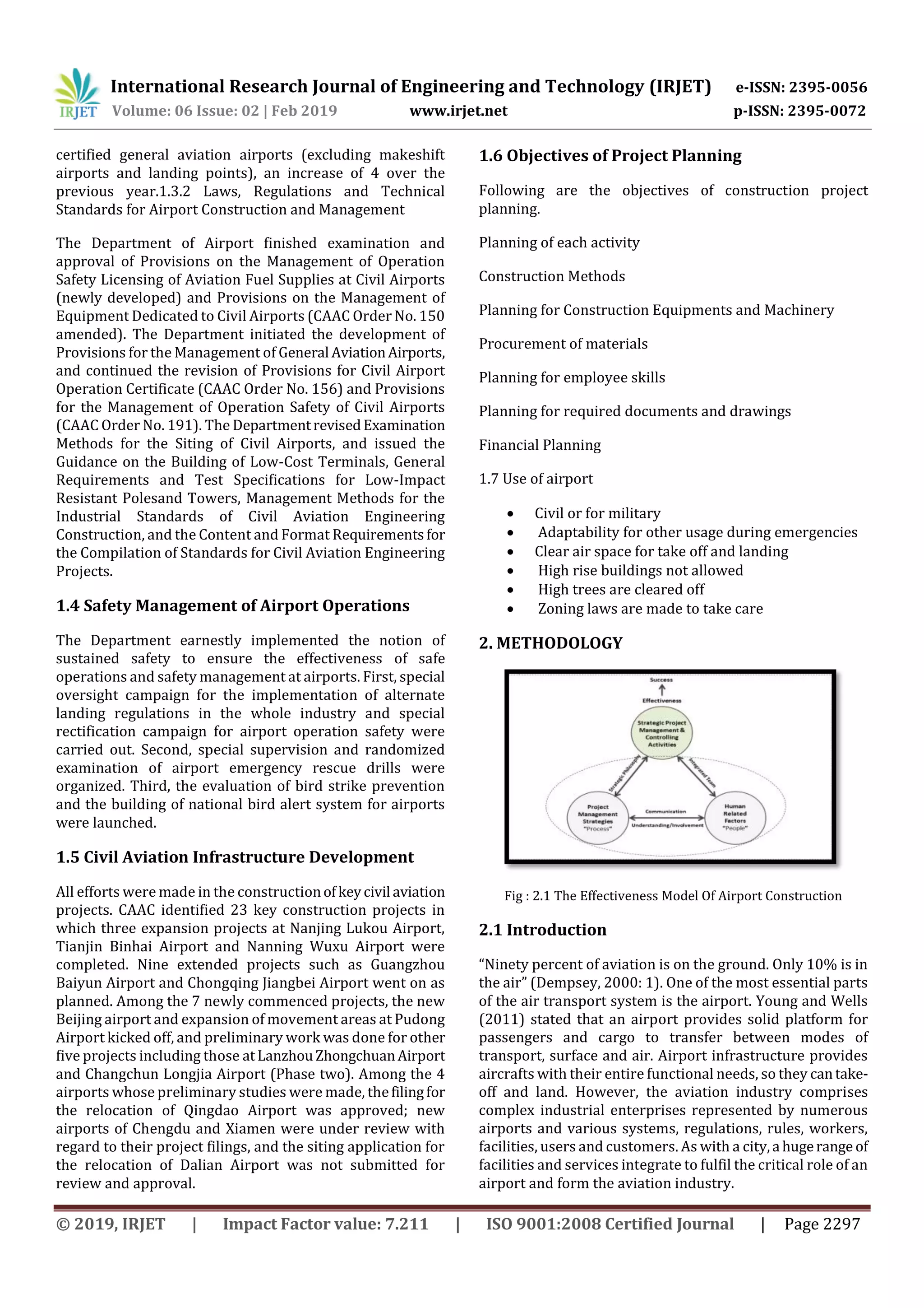 IRJET- Construction Planning and management of Airport | PDF