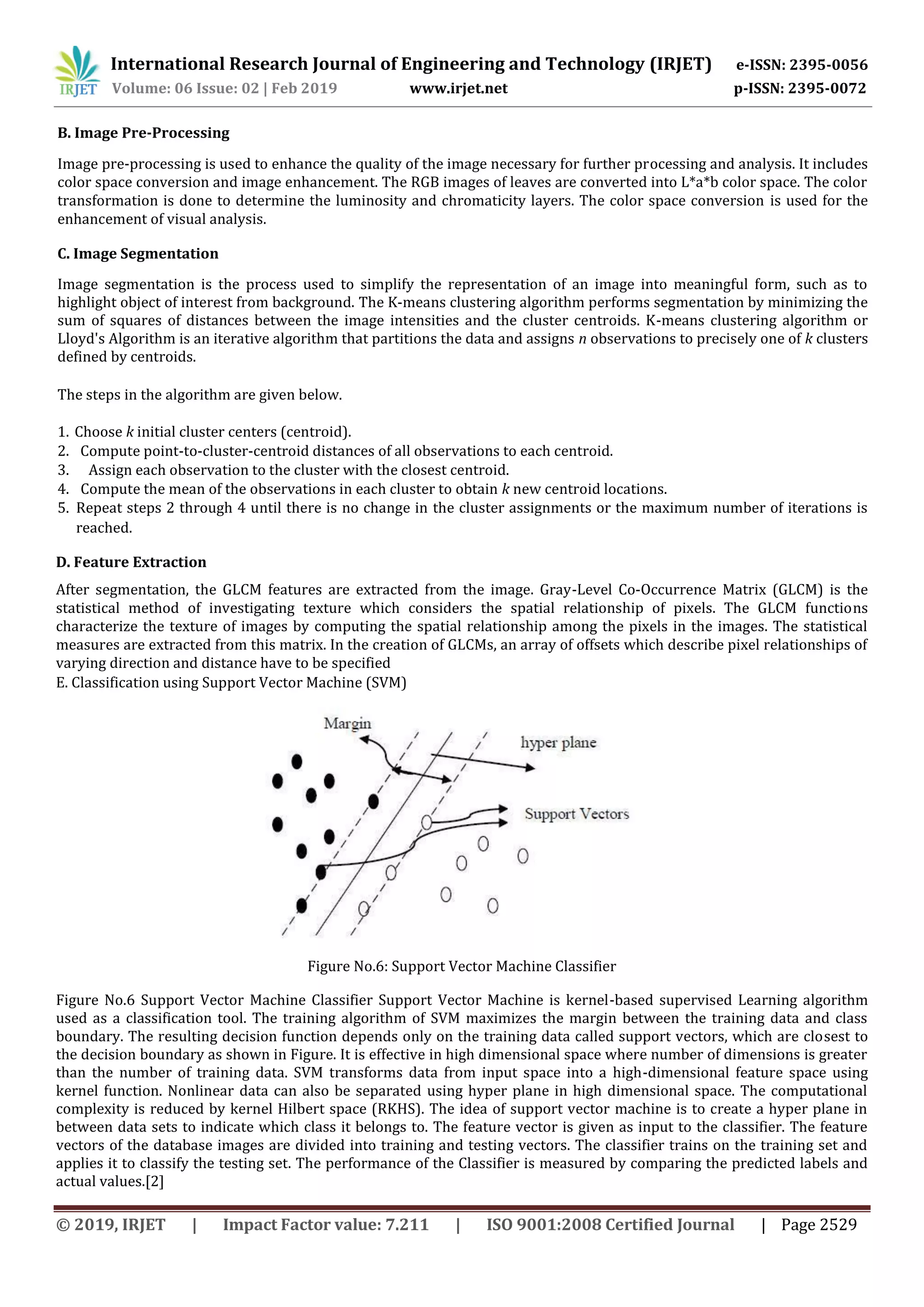 IRJET- A Review on Plant Disease Detection using Image Processing | PDF