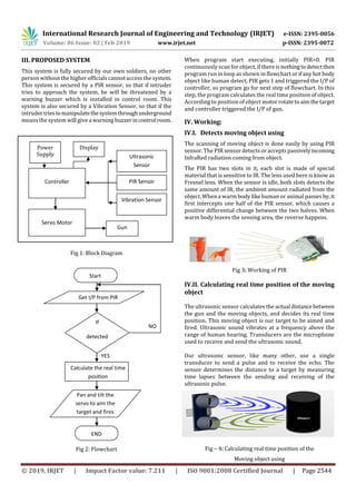 IRJET- Review: Autonomous Detection and Shooting of Moving Objects at Borders with Arduino and ...