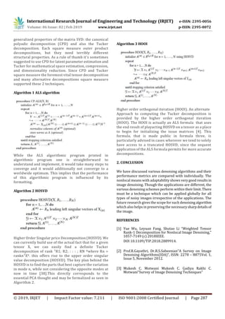 IRJET- Survey on Image Denoising Algorithms | PDF