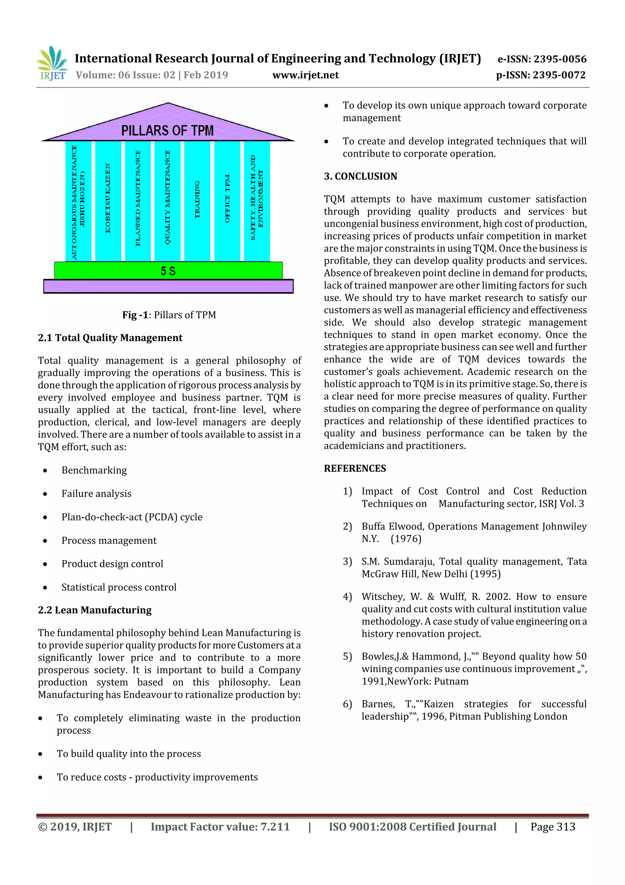 IRJET- Scrap Reduction Techniques | PDF