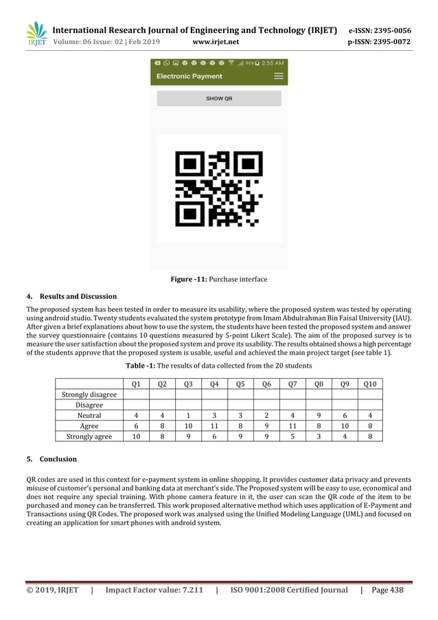 IRJET- E-Payment and Transactions using QR Codes | PDF