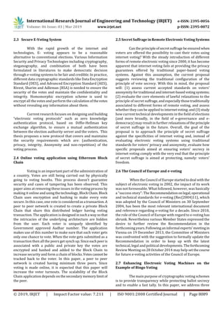IRJET- Effctive In-House Voting and Implementation using Block-Chain Verification | PDF
