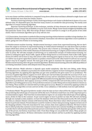 IRJET- Machine Learning: Survey, Types and Challenges | PDF | Email ...