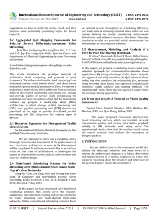 IRJET- Internet Video Streaming Service for Social Network | PDF