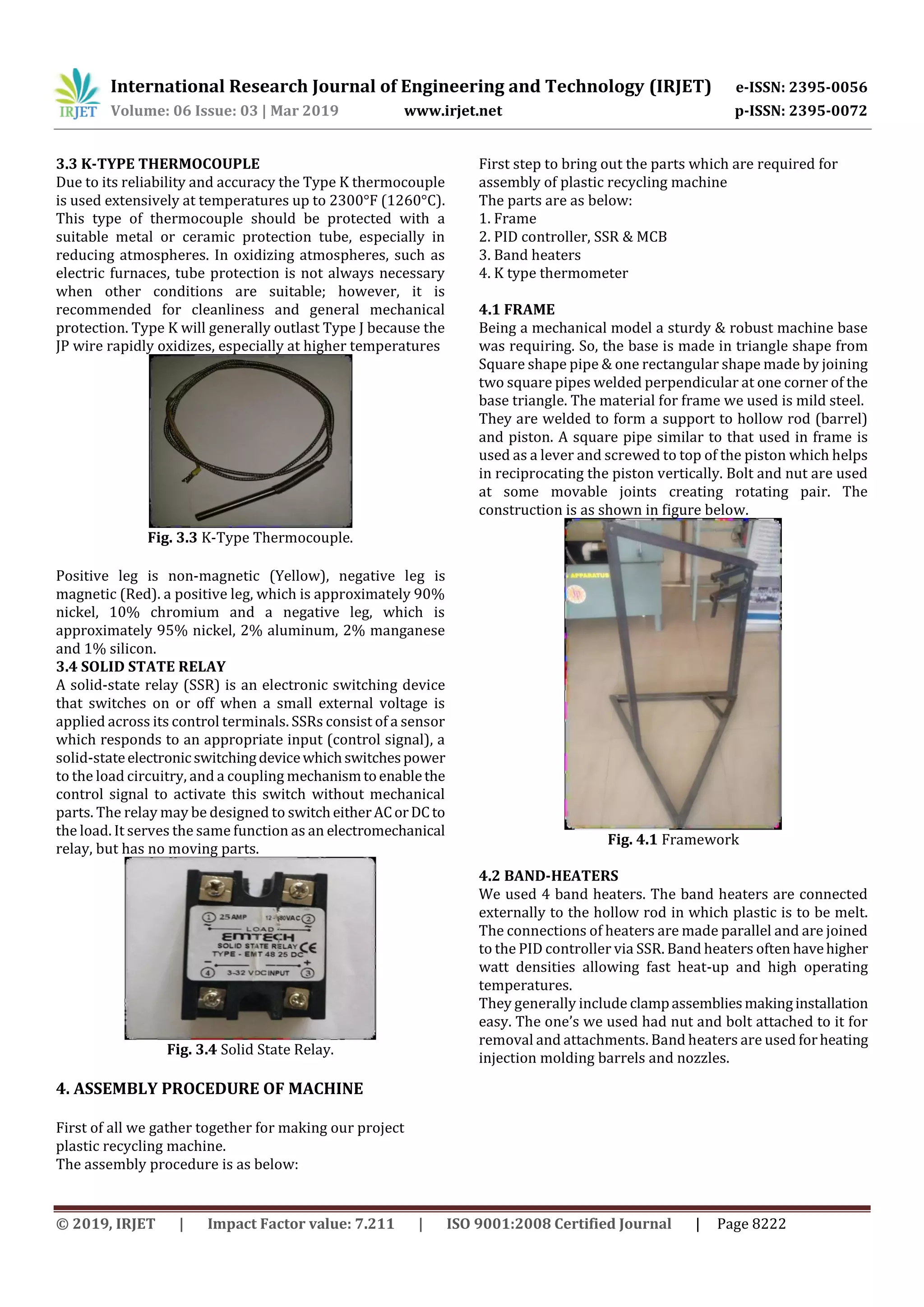 IRJET- Plastic Injection Moulding Machine | PDF
