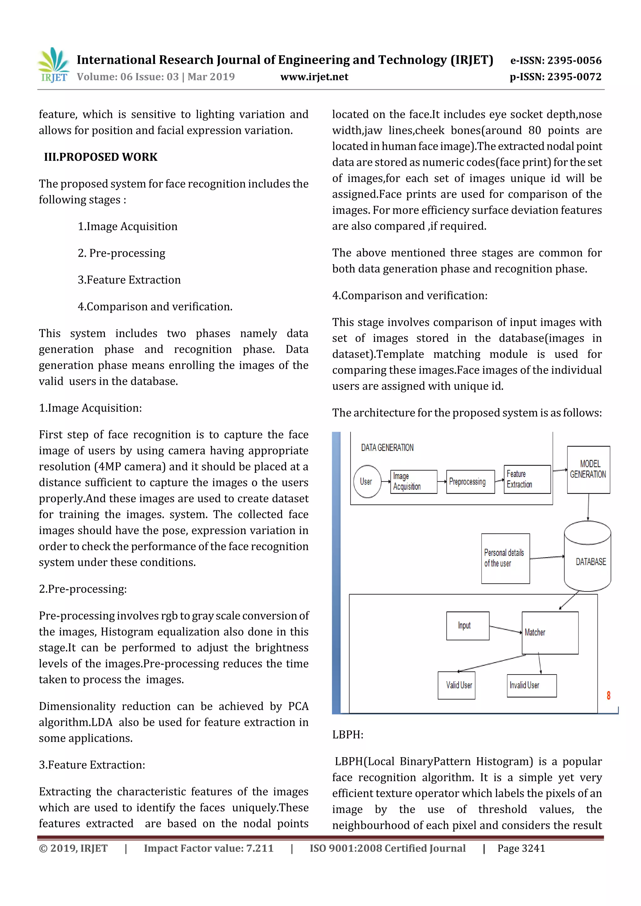 IRJET- Library Management System with Facial Biometric Authentication | PDF