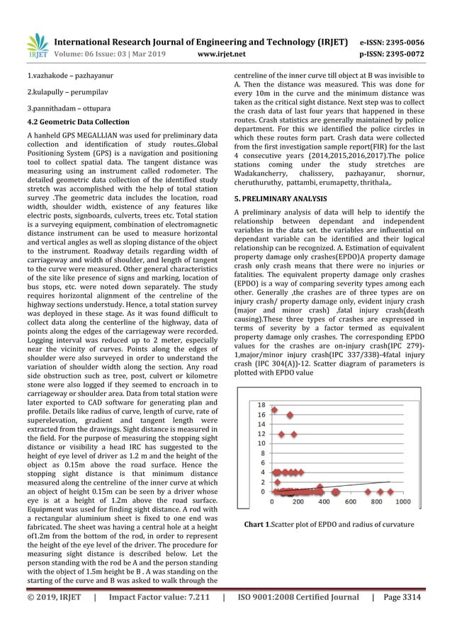 IRJET- Development of Accident Prediction Model on Horizontal Curves | PDF