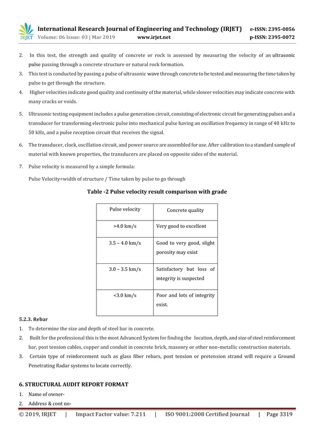IRJET- Structural Audit and Rehabilitation of Building | PDF
