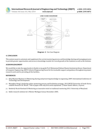 IRJET- Information Management System for Mentor-Mentee | PDF