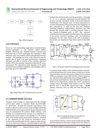IRJET- Design of Single Phase Transformerless Inverter | PDF | Technology & Computing