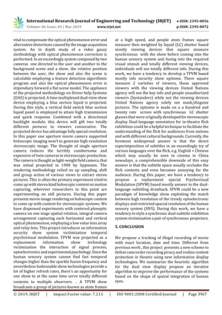 IRJET- Movie Piracy Tracking using Temporal Psycovisual Modulation | PDF