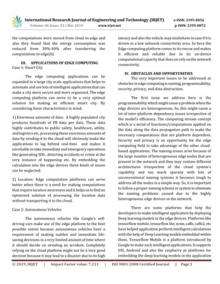 IRJET- Edge Computing the Next Computational Leap | PDF