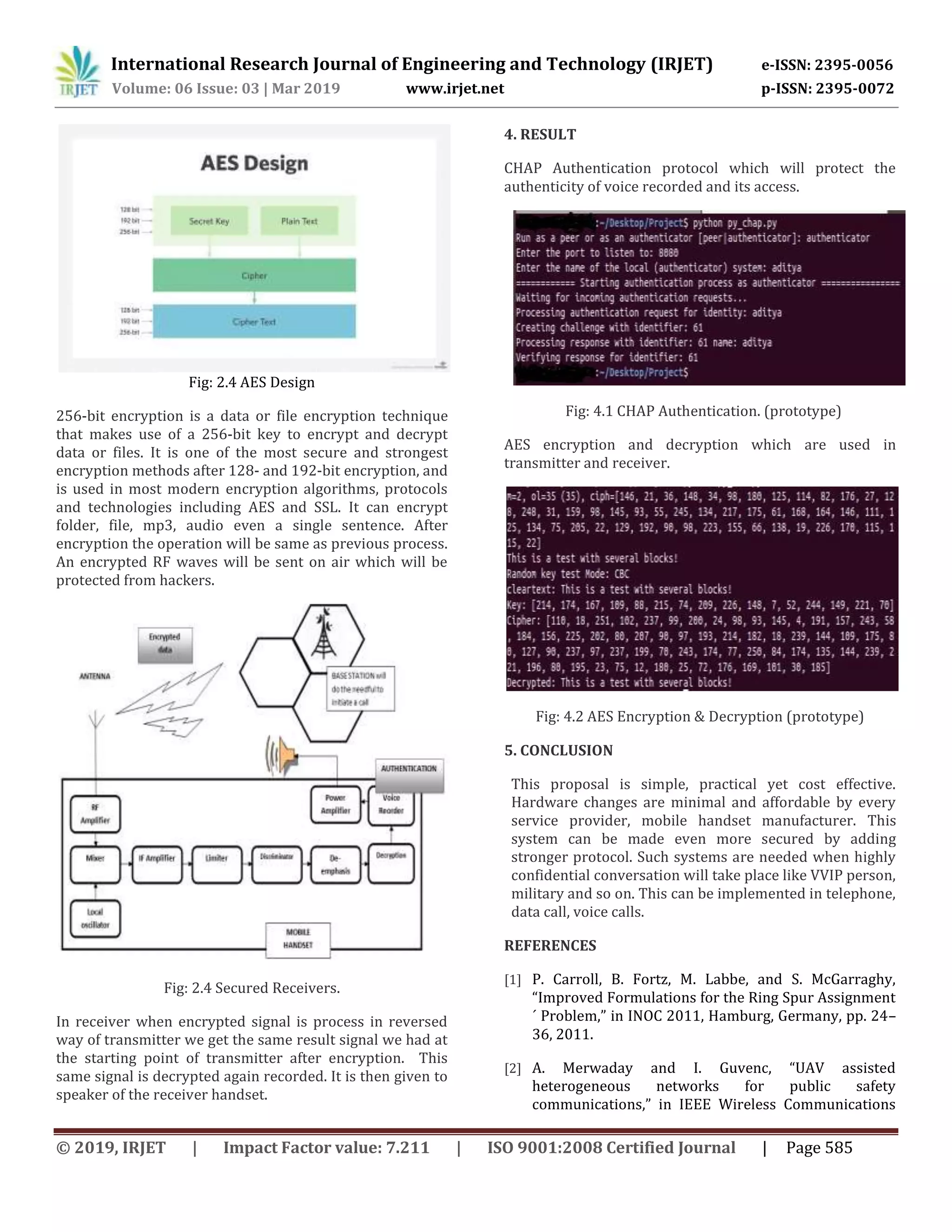 IRJET- Mobile Communication Security using Encryption and Decryption | PDF