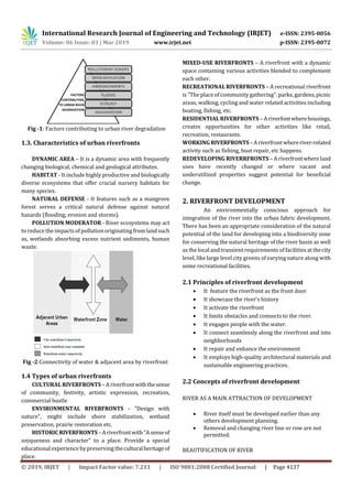 IRJET- A Sustainable Approach for Urban Riverfront Development | PDF