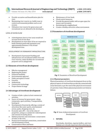 IRJET- A Sustainable Approach for Urban Riverfront Development | PDF