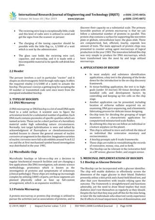 IRJET- Biochips Technology | PDF