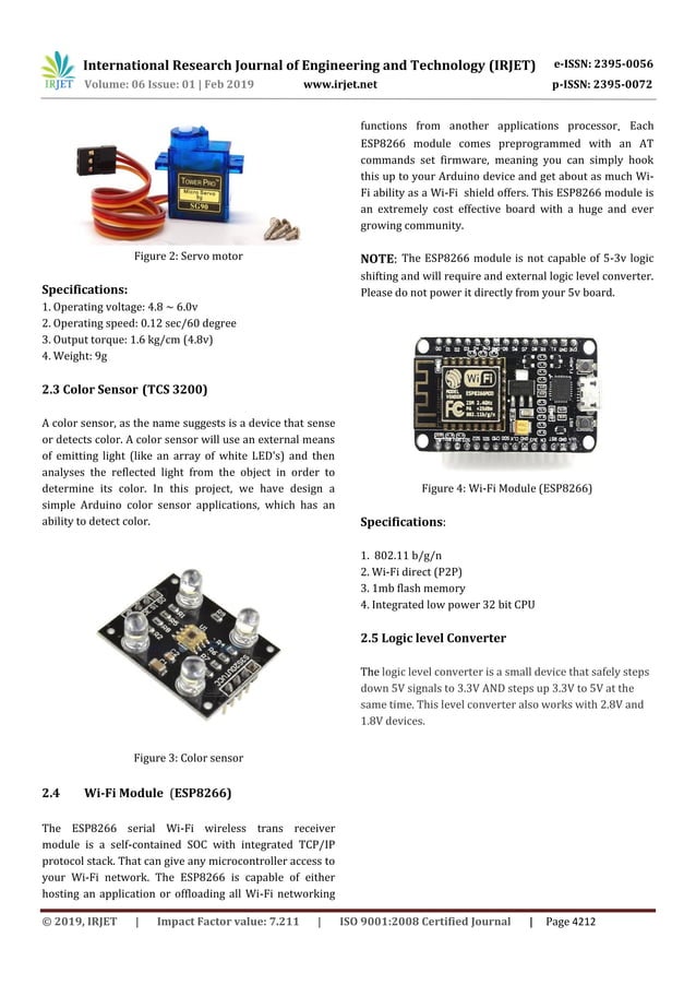 IRJET- IoT Color based Product Sorting Machine | PDF IRJET- IoT Color based Product Sorting Machine | PDF