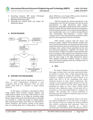IRJET- Image Forgery Detection using Support Vector Machine | PDF