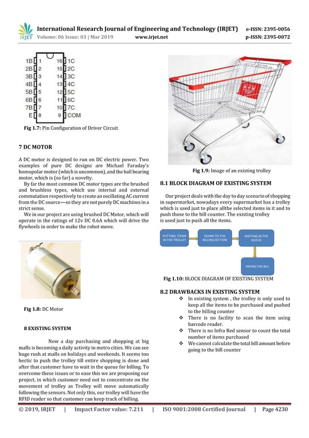 IRJET- Smart Trolley with Automated Billing System | PDF | Technology ...