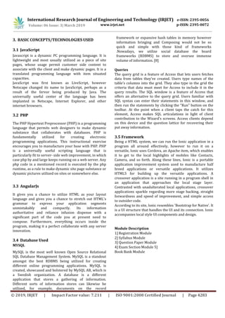 IRJET- Cross-Platform Supported E-Learning Mobile Application | PDF