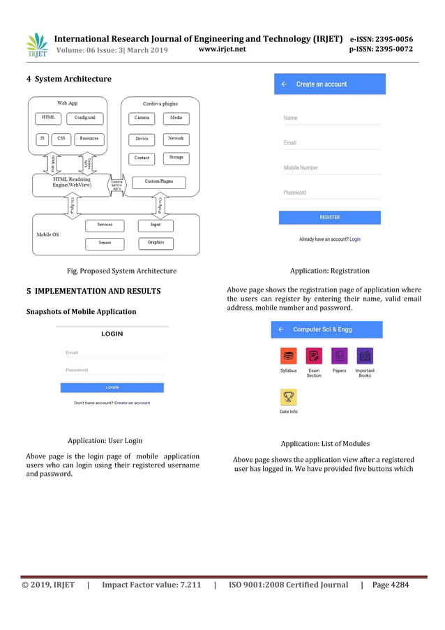 IRJET- Cross-Platform Supported E-Learning Mobile Application | PDF